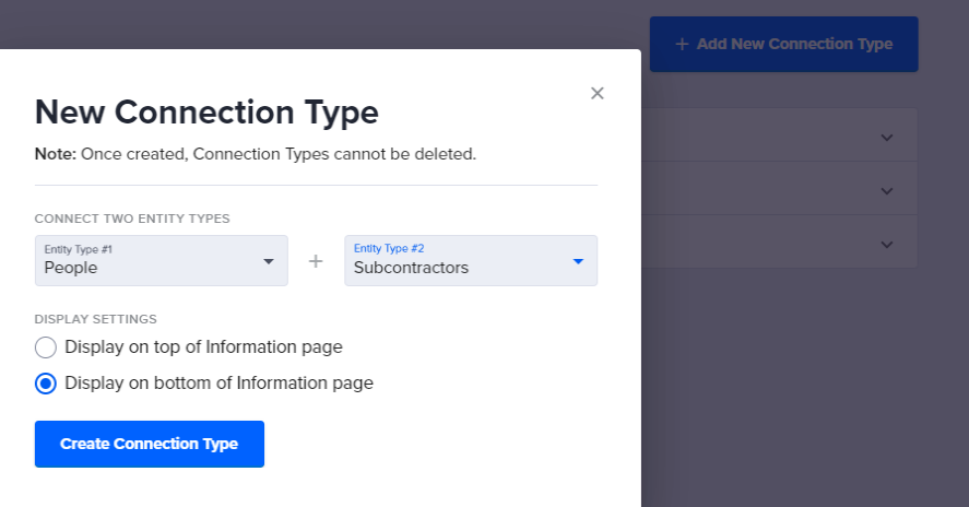 Creating Connections – Action Builder