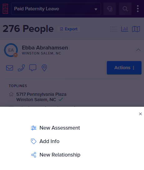 Wall Chart – Action Builder