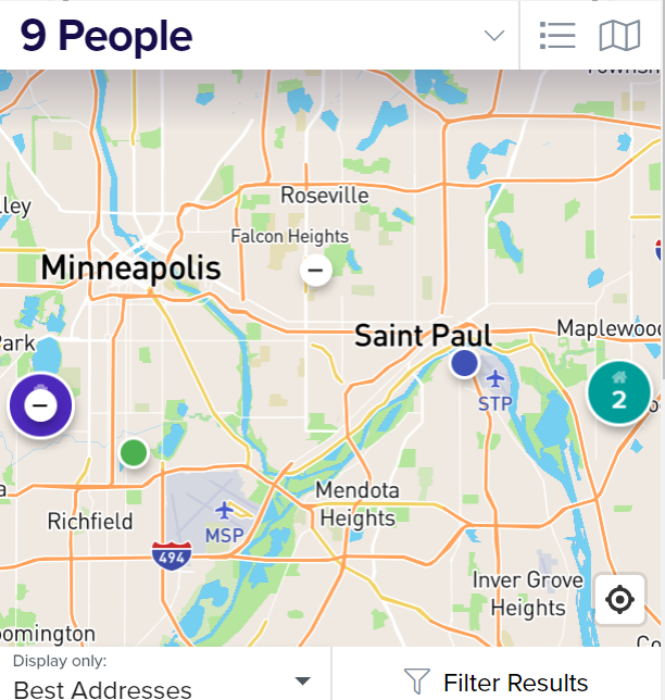 Wall Chart: Map View – Action Builder