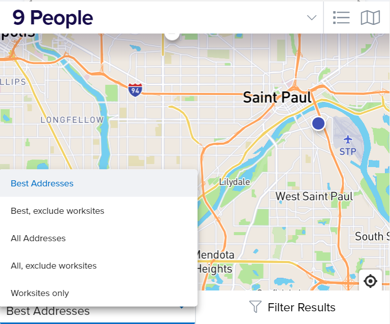 Wall Chart: Map View – Action Builder